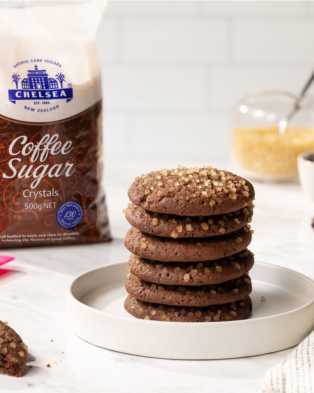 Espresso Sugar Cookies Recipe | Chelsea Sugar